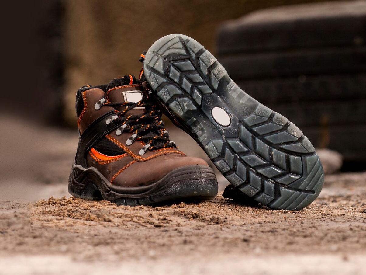 The University of Sydney eStore - Brown Safety boot - Lace up - with ...